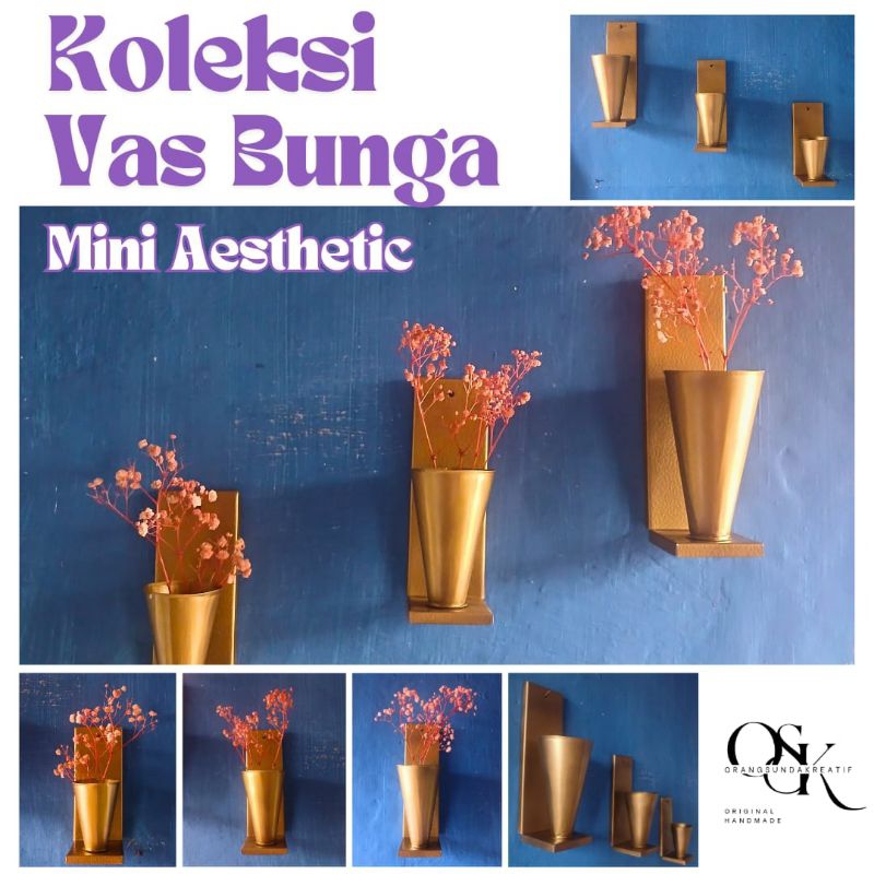 Jual vas bunga dingding estetik/ pot bunga estetik/ pot bunga dingding ...
