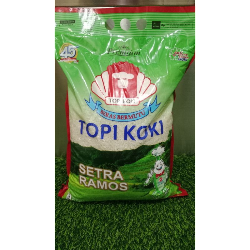 Jual BERAS TOPI KOKI SENTRA RAMOS 5KG | Shopee Indonesia