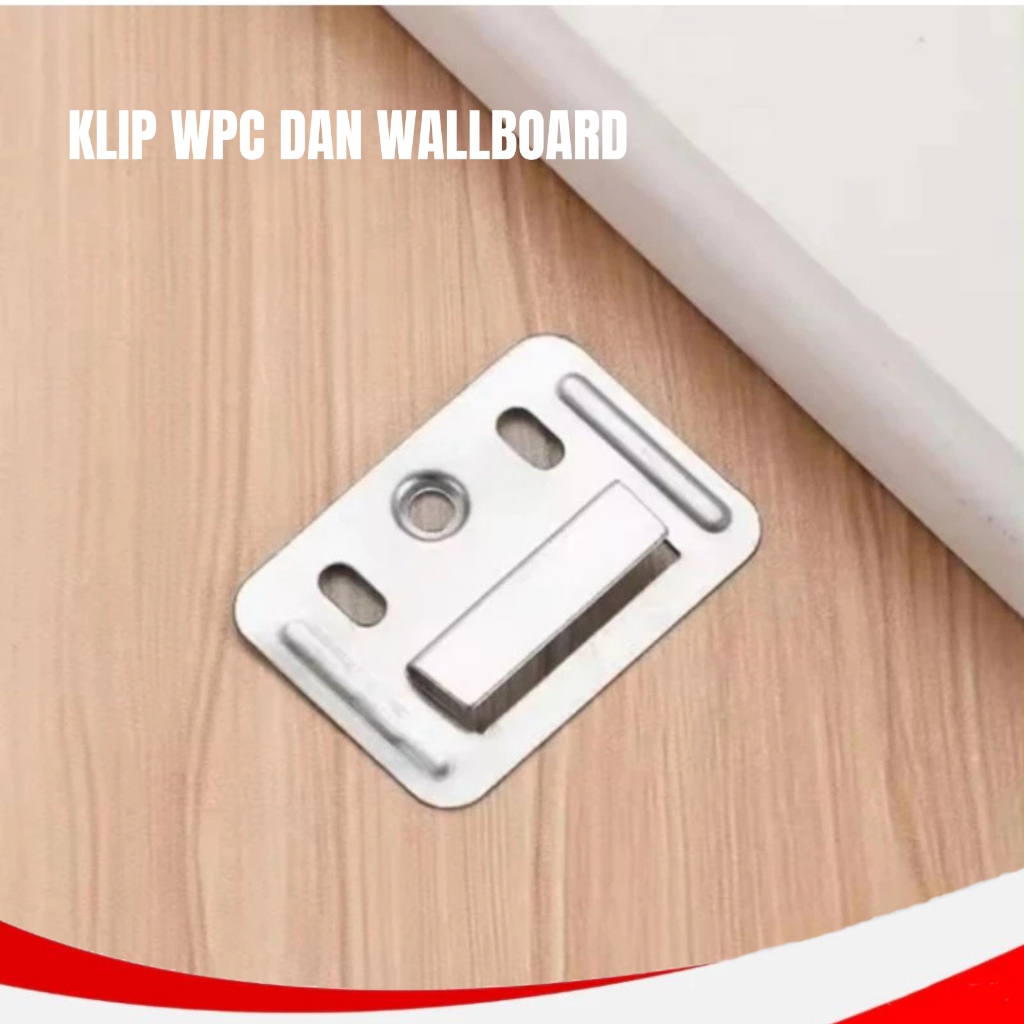Jual Klip Wood Pannel WPC 1pcs/Braket Wall Panel WPC/Clip Wood Pannel ...