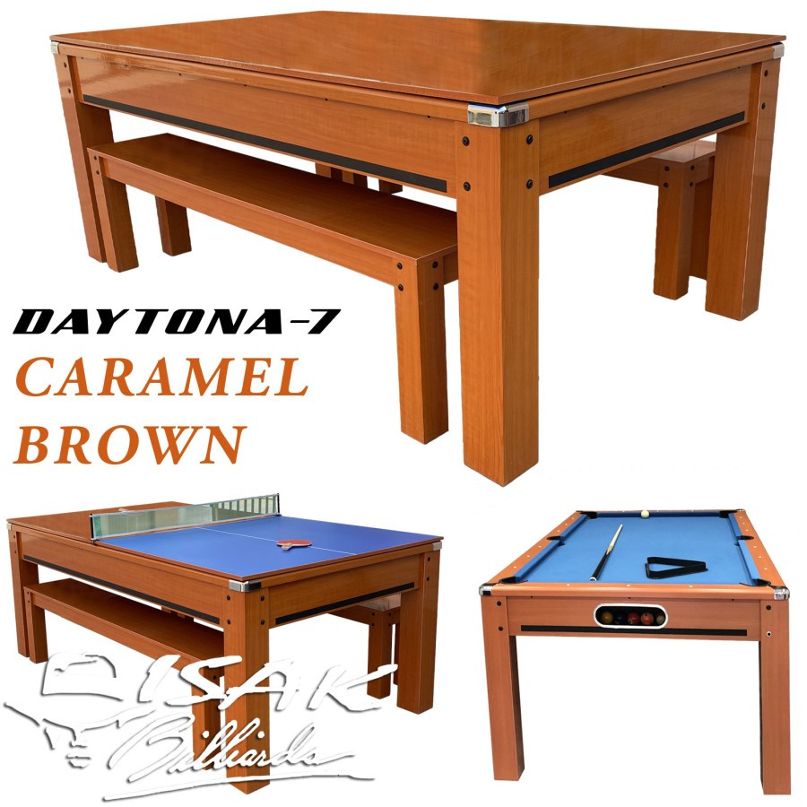 Jual Daytona 7-ft Billiard Ping Pong Dinner Table - Meja Pool Makan ...