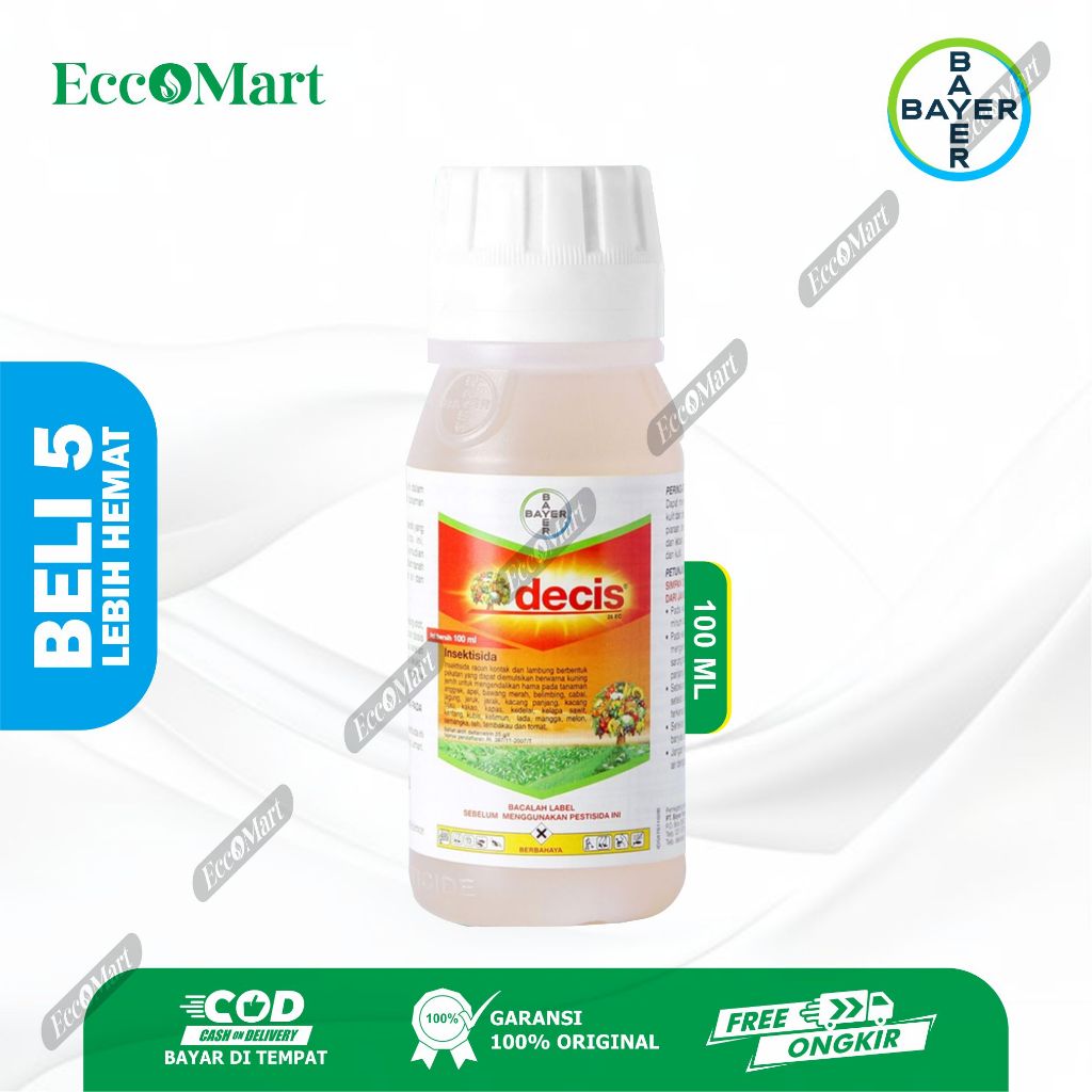 Jual DECIS 25EC Insektisida Racun Kontak dan Lambung – 100 ml | Shopee ...