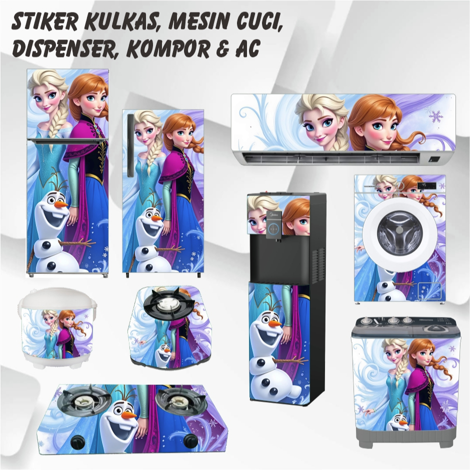 Jual Stiker Sticker Kulkas 1 2 Pintu Kompor Mata Tungku AC Mesin Cuci ...