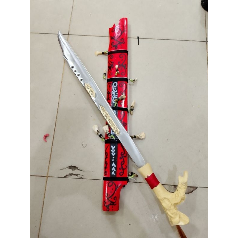 Jual MANDAU 60cm FIBER GIGI | MANDAU FIBER | MANDAU MOTIF TAMENG ...