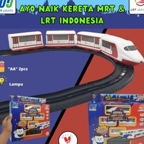 Jual Mainan Anak Kereta Api MRT LRT Kereta Api Indonesia RKC 09003-3 ...