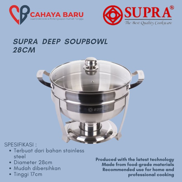 Jual SUPRA DEEP SOUPBOWL 28CM | Shopee Indonesia