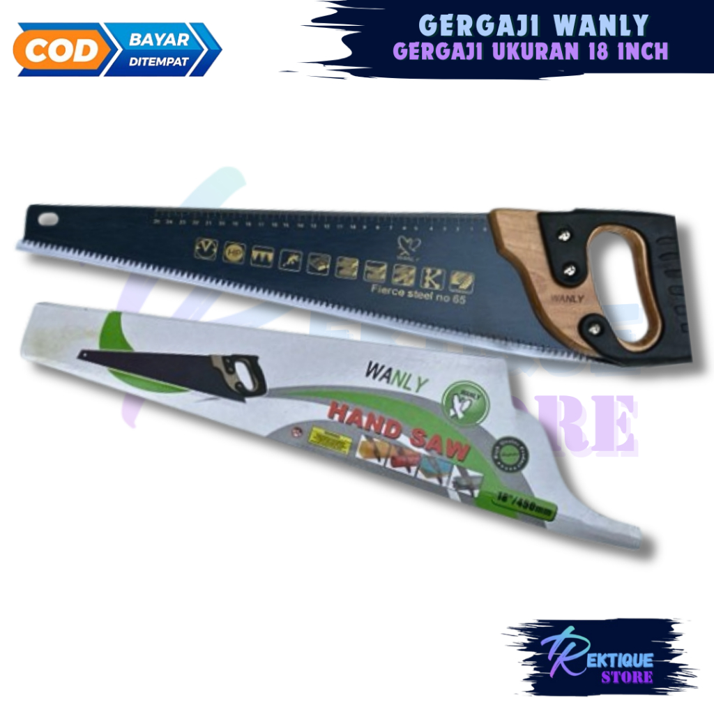 Jual Gergaji Potong WANLY Super Tajam Gergaji kayu bambu triplek siap ...