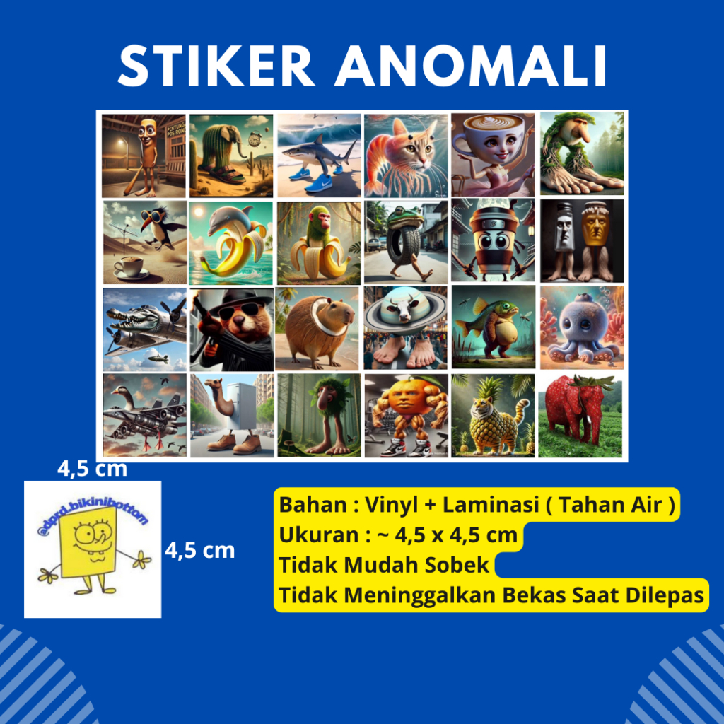 Jual Stiker Anomali Brainrot | Shopee Indonesia