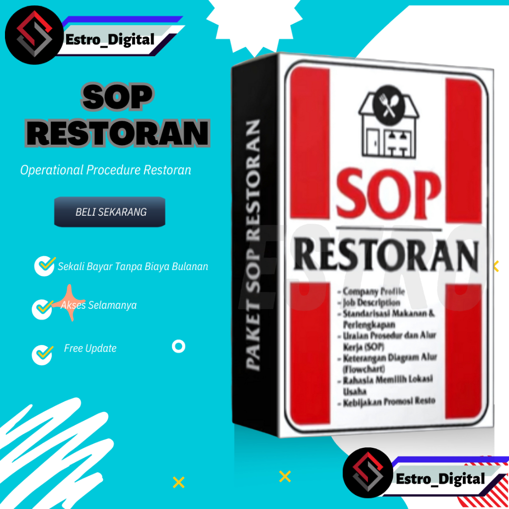 Jual Paket SOP Restoran - Standar Operasional Perusahaan Prosedur Usaha ...