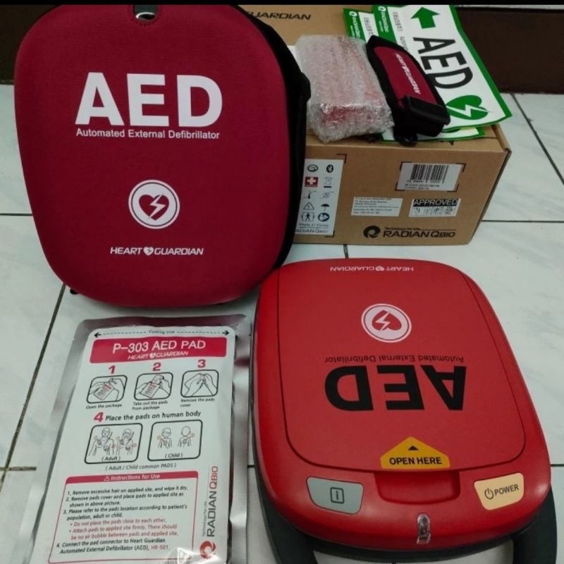 Jual AED Heart Guardian HR-501 AED Automatic External Defibrillator HR 501 Guardian | Shopee ...