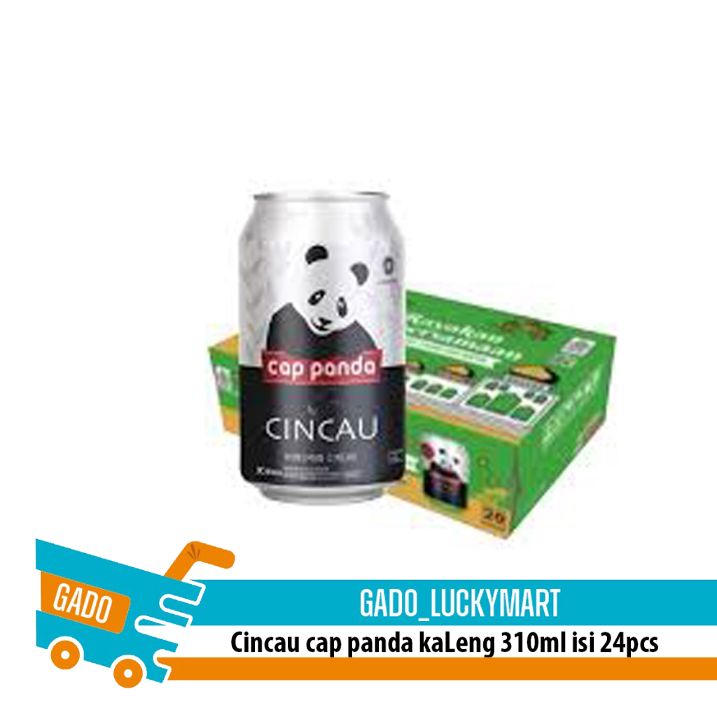 Jual Cincau cap panda 310ml dus/minuman cincau cap panda dus box karton ...