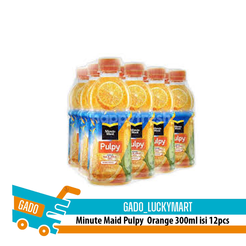 Jual Minute Maid Pulpy 300ml dus/ pulpy orange 300ml dus box karton ...