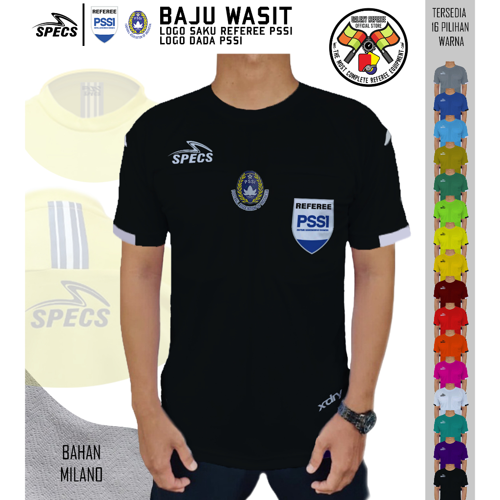 Jual Baju Wasit LOGO DADA PSSI & SAKU REFEREE PSSI - SPECS LIGA 1 2024/ ...