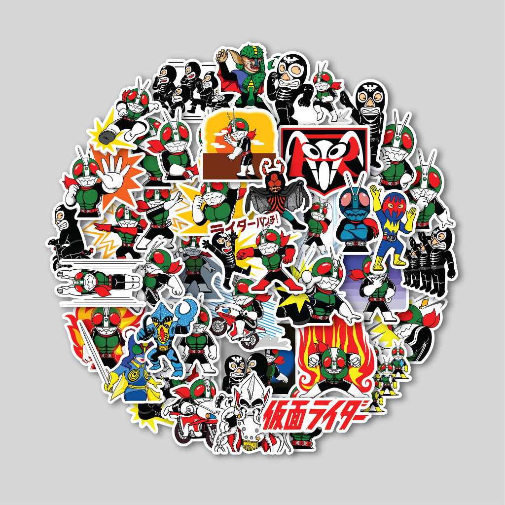 Jual STICKER PACK MASKED RIDER KAMEN RIDER | STICKER TUMBLR | STIKER ...