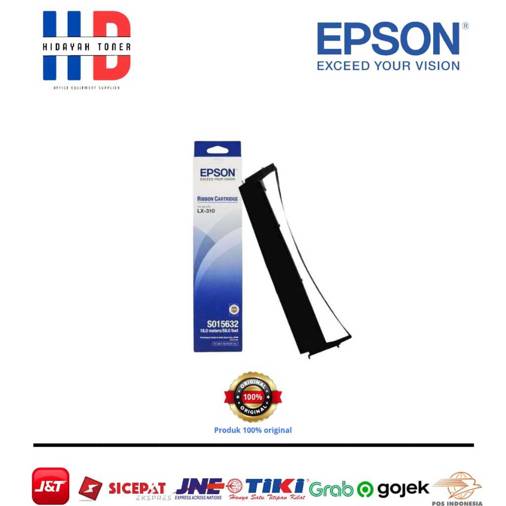 Jual ribbon cartridge pita epson lx 310 original | Shopee Indonesia