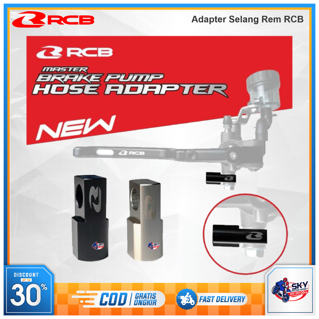 Jual Adaptor Adapter Selang Rem Untuk Master Rem RCB Original | Shopee ...