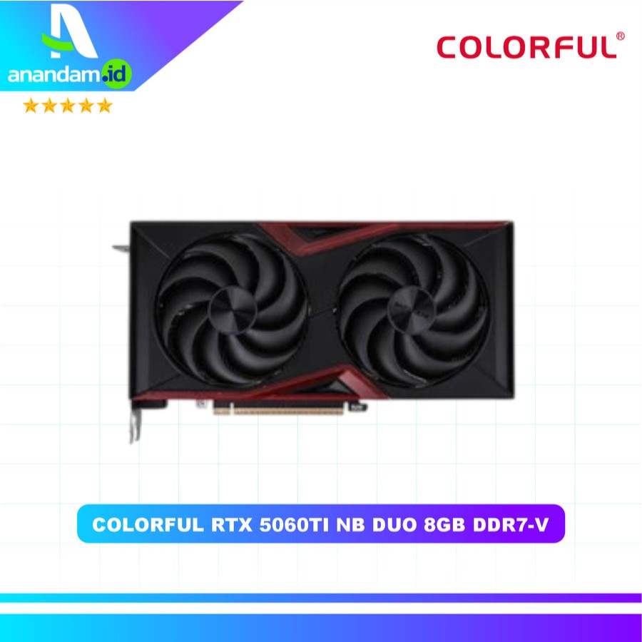 Jual VGA COLORFUL RTX 5060 Ti NB DUO 8GB-V | RTX 5060Ti 8GB GDDR7 ...