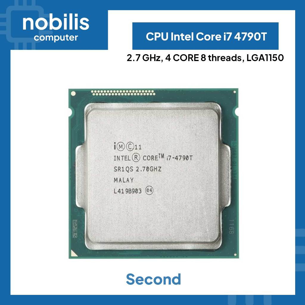 Jual CPU Processor Intel Core i7 4790T Gen 4 2.7 GHz LGA 1155 Haswell ...