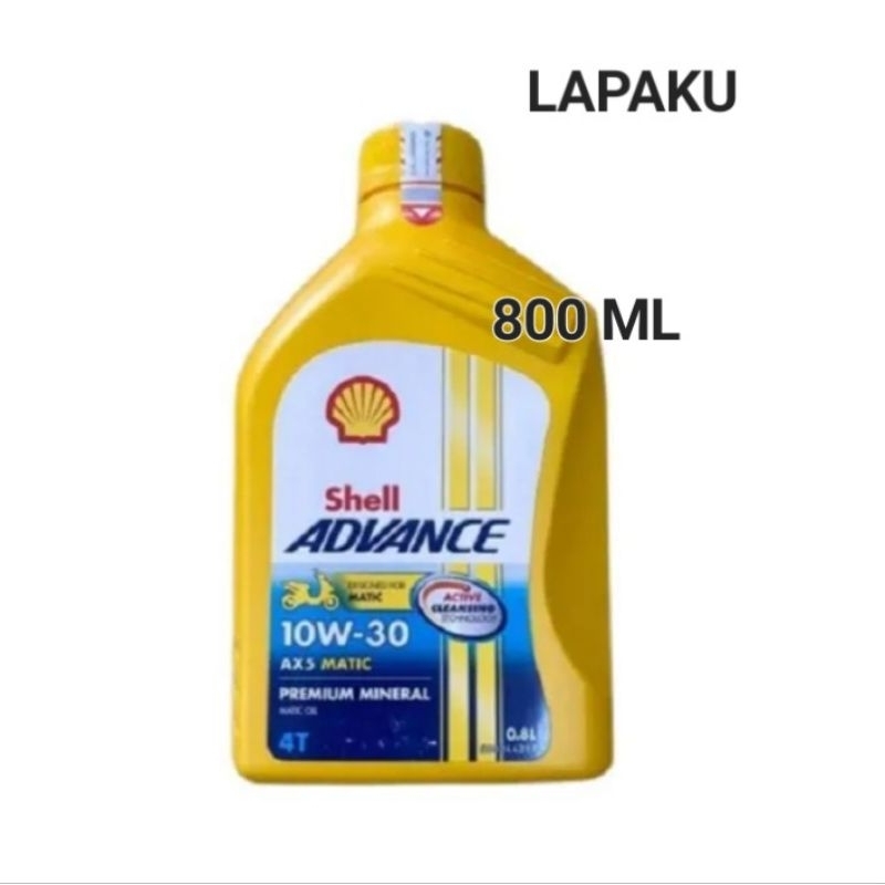 Jual Oli Shell Advance AX5 Matic SAE 10-30W 800ML | Shopee Indonesia
