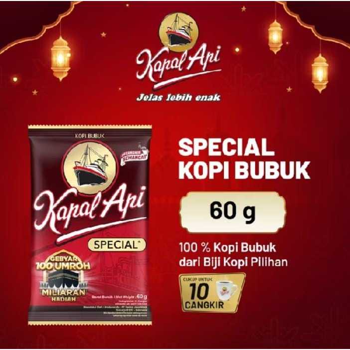 Jual Kopi Kapal Api Spesial 60gr | Shopee Indonesia
