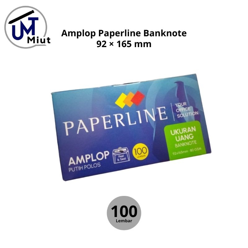 Jual Amplop Paperline Banknote 92 × 165 mm | Shopee Indonesia