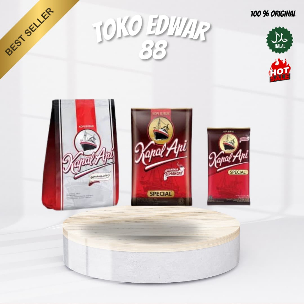 Jual KOPI KAPAL API SPESIAL 60 GR 1 RENCENG 12, KAPAL API 150 GR DAN ...