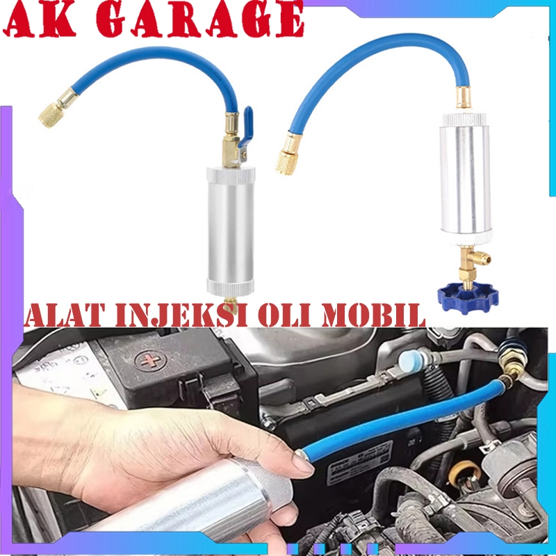 Jual Alat Injeksi Oli Mobil AC R12 R134A 2 Ons 1/4 "Tabung Pengisi ...