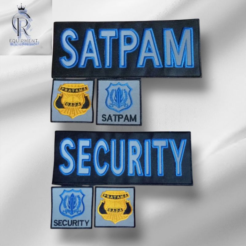 Jual Logo Rompi Security Satpam Sudah Pakai Perekat | Shopee Indonesia