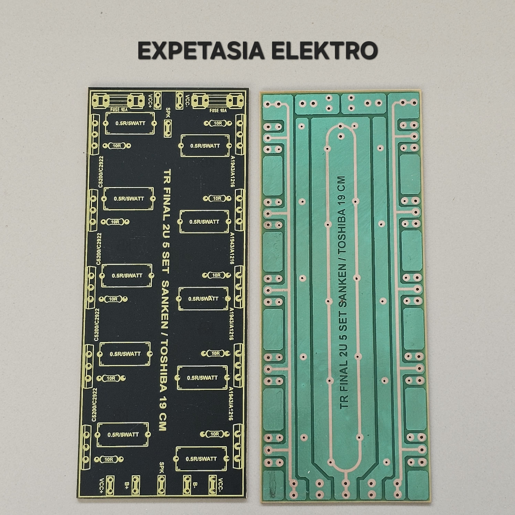 Jual PCB TR FINAL 2U 5 SET SANKEN / TOSHIBA 19 CM | Shopee Indonesia