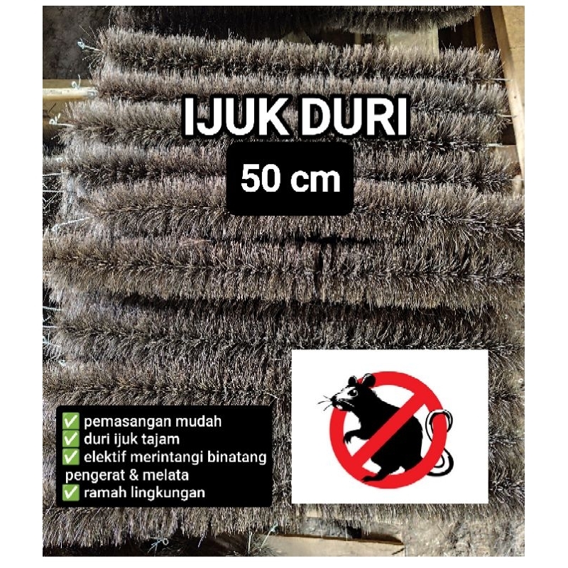 Jual ijuk duri penghalang panjat /ijuk PLN / ijuk pengusir tikus &ular ...