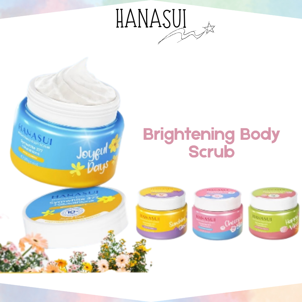 Jual Hanasui Brightening Body Scrub 200g/Lulur Badan | Shopee Indonesia