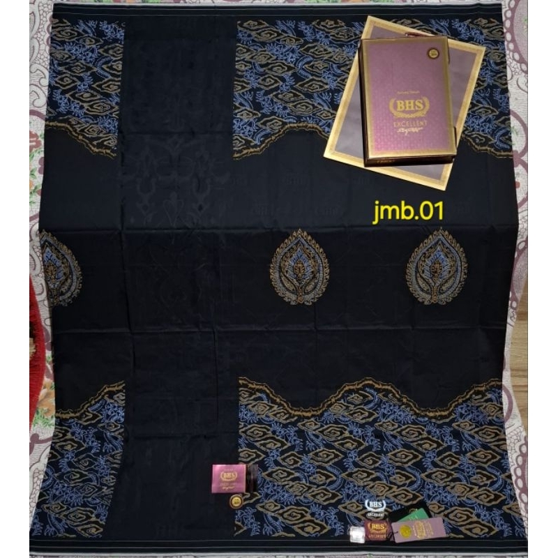 Jual Sarung BHS Excellent Super JACQUARD Motif Batik JBM GOLD | Shopee ...