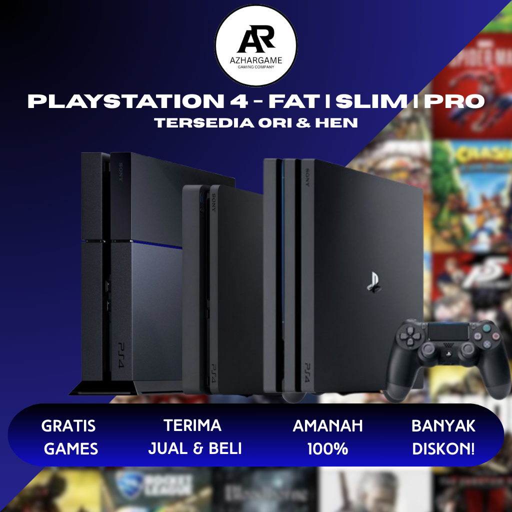 Jual PLAYSTATION 4 PS4 PRO / SLIM / FAT BISA ONLINE 500GB/1TB PES25 ...