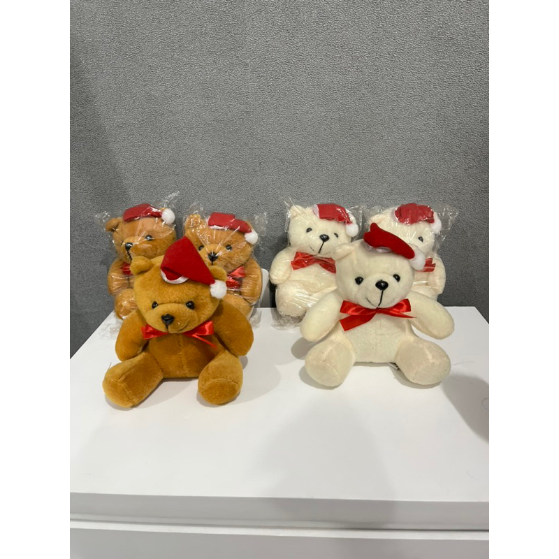 Jual Boneka Teddy Bear/Boneka Natal/Boneka Beruang 13Cm | Shopee Indonesia