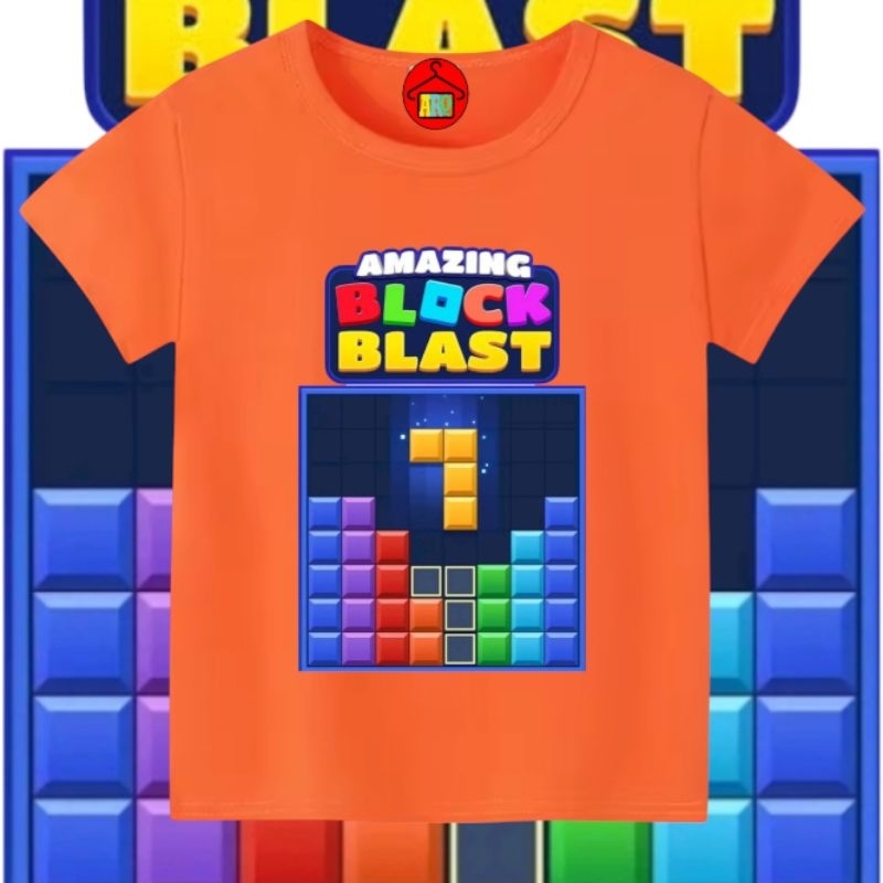 Jual Baju Anak Gambar BLock BLast Game Playstore Populer | Shopee Indonesia