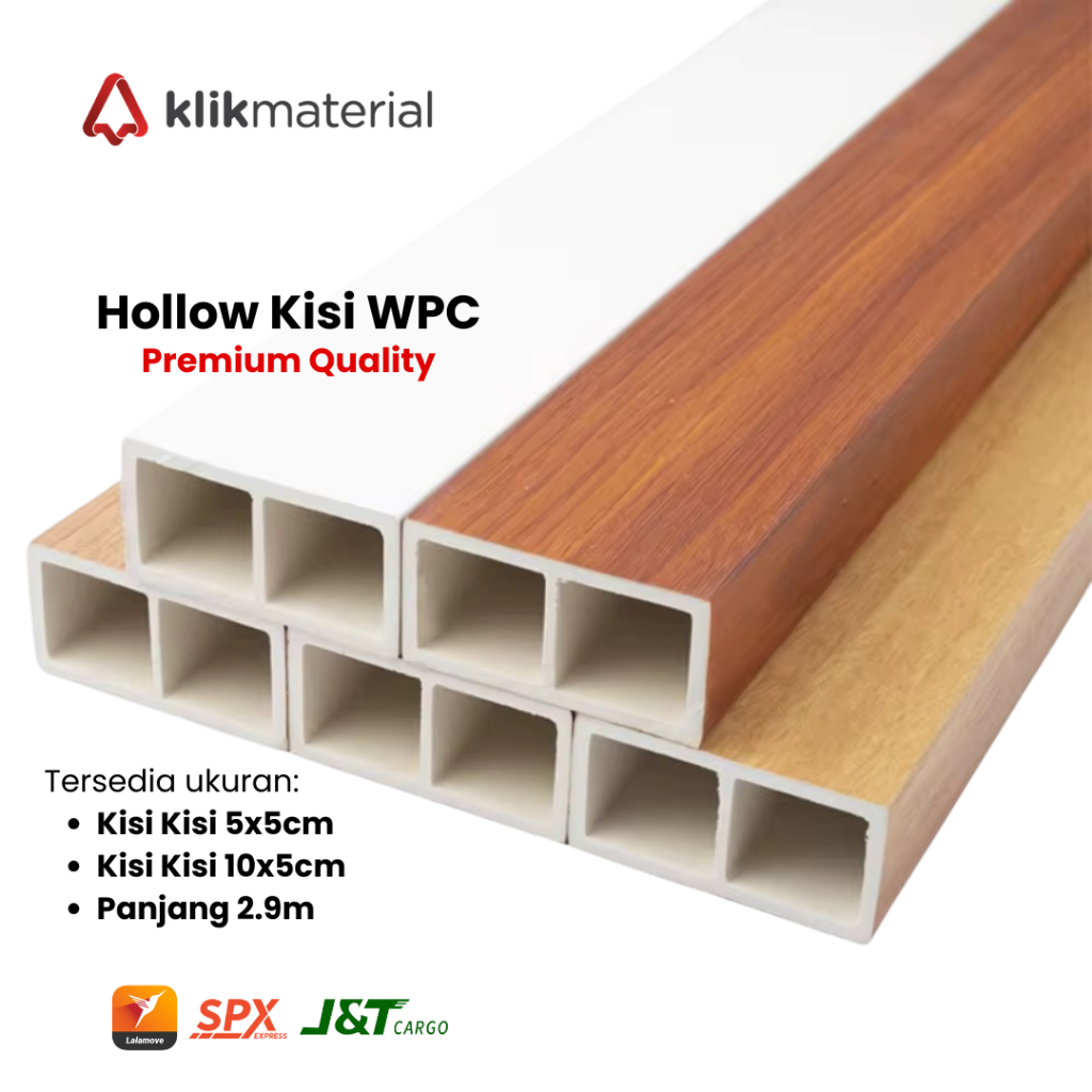 Jual Klik Hollow WPC / Kisi Kisi Pembatas Ruangan / Partisi Kisi Kotak ...