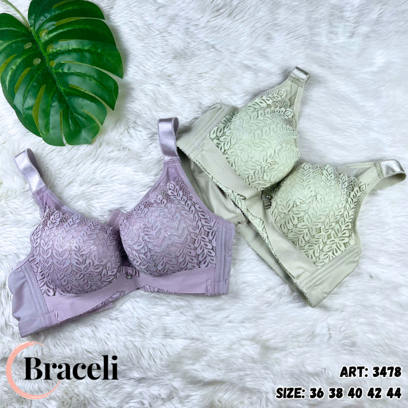 Jual Bra Pengencang Lemak Braceli Dengan Kawat Cup C Kait 4 Art 3478 | Shopee Indonesia