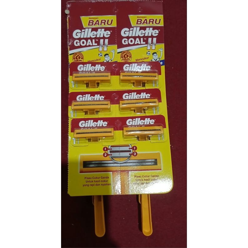 Jual GILLETTE GOAL KUNING 6 PCS | Shopee Indonesia