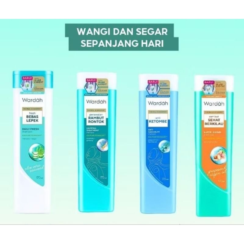 Jual Wardah Nature Daily Anti Hairfall Treatment Shampoo and anti ...