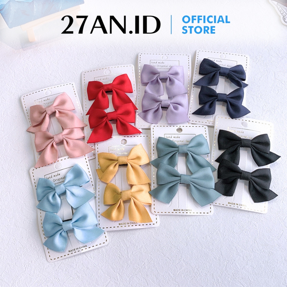 Jual ( 27AN.ID ) Jepit rambut anak polos Kekinian H467 Jepitan rambut ...