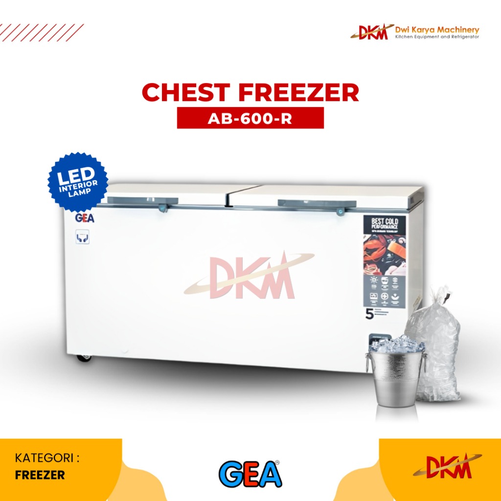 Jual CHEST FREEZER GEA AB-600-TX / AB 600 R Freezer 600 liter | Shopee ...