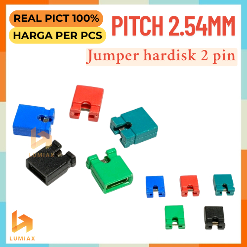 Jual Jumper Pin Header 2,54mm Pitch Jumper hardisk 2 pin Jamper ...
