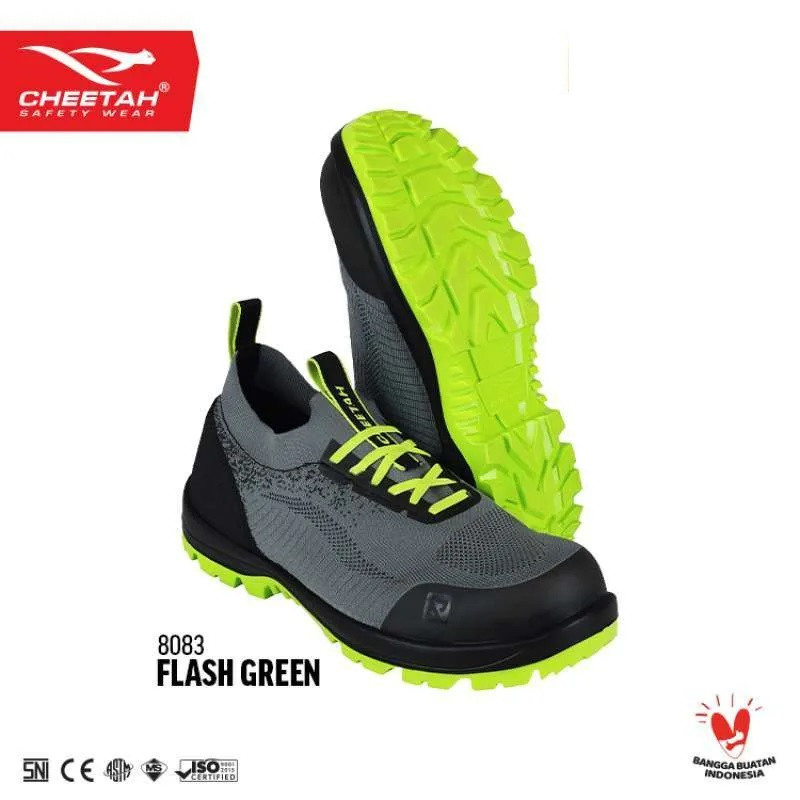 Jual Cheetah Reflex 8083 8084 Sepatu Safety Sporty Metal Free - Cassual ...