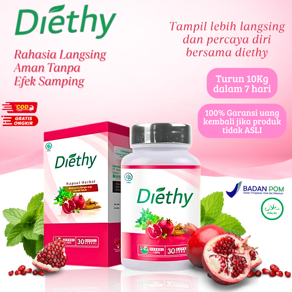 Jual DIETHY BPOM - OBAT Diet Apmuh Cepat Dan BPOM PELANGSING BADAN ...