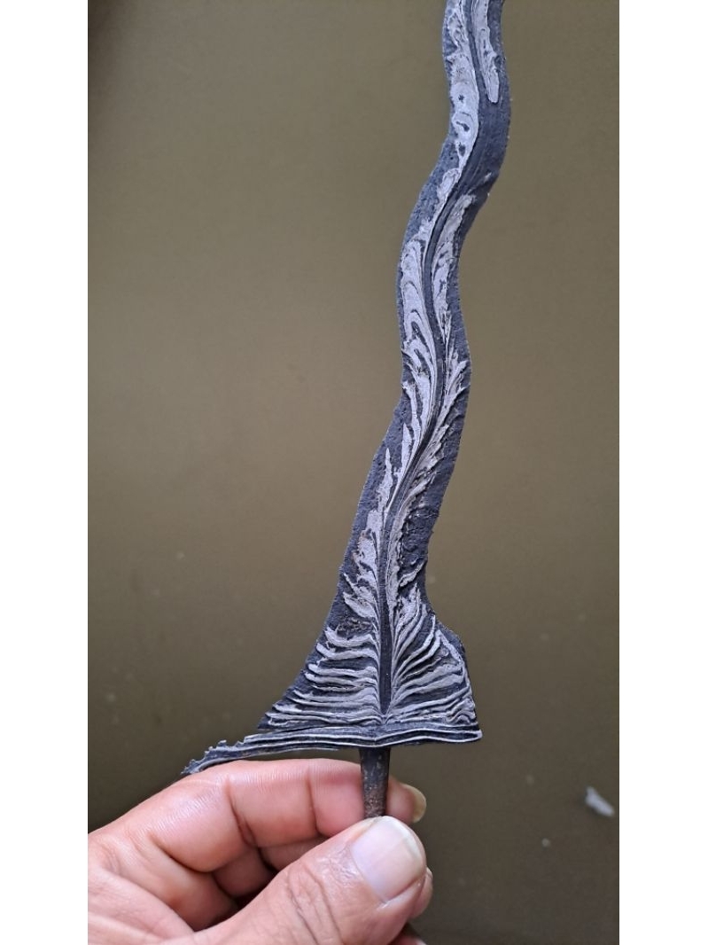 Jual Keris sabuk tali pamor blarak sineret original | Shopee Indonesia