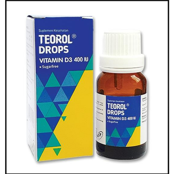 Jual Teorol Drop Vitamin D3 400iu 12.5ml | Shopee Indonesia