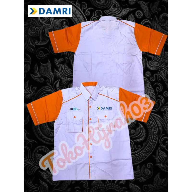 Jual KEMEJA TERBARU DAMRI KEMEJA DAMRI LENGAN PENDEK KEMEJA BUMN DAMRI ...