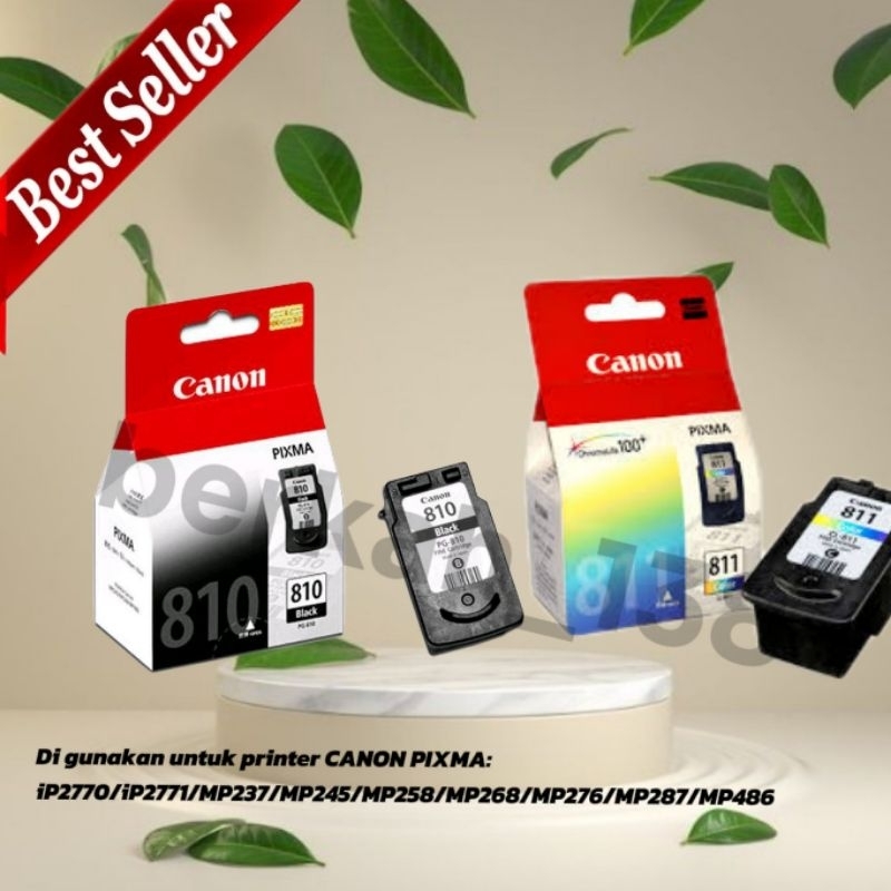 Jual Tinta Catridge Canon 810 black + 811 warna for printer Ip2770 ...