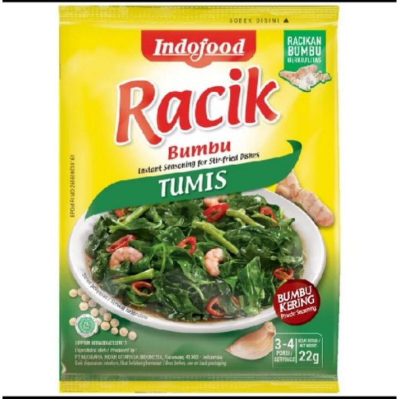 Jual INDOFOOD RACIK BUMBU TUMIS | Shopee Indonesia