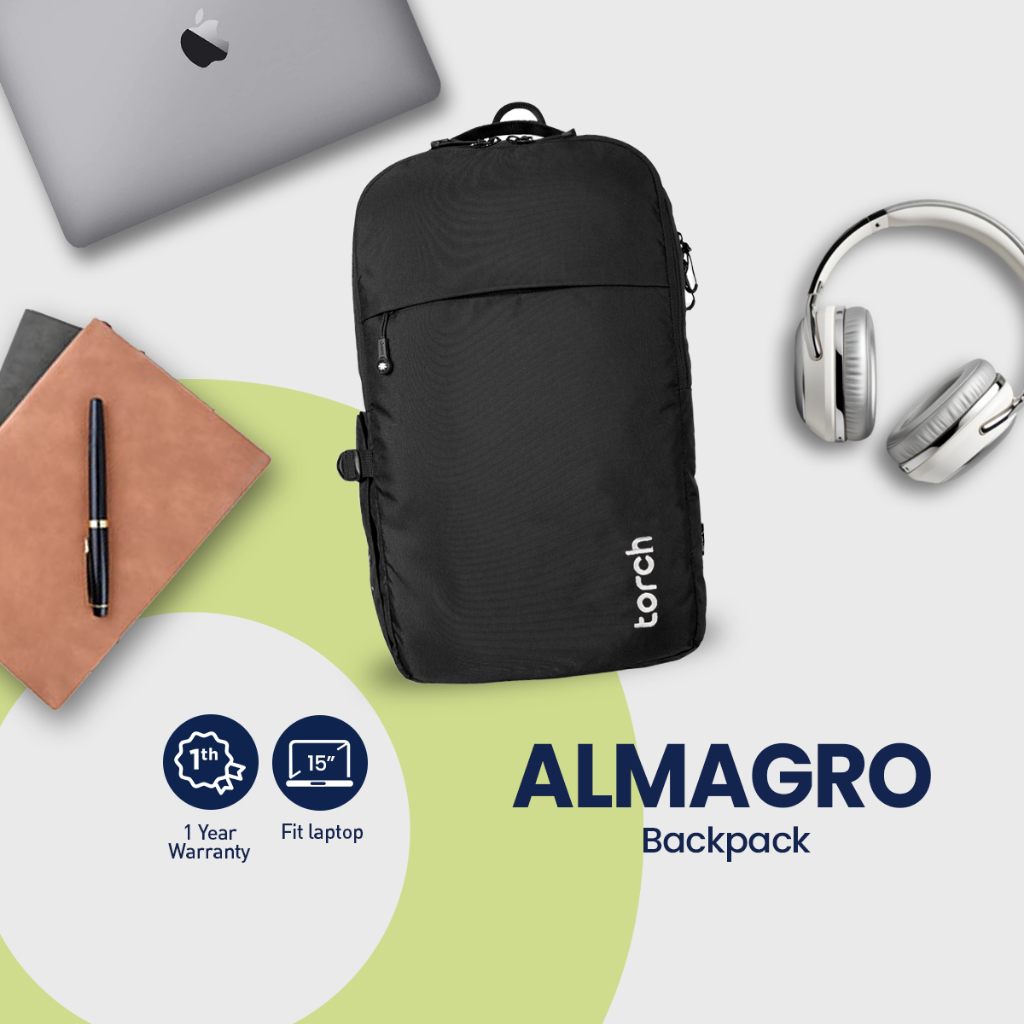 Jual TORCH Almagro Tas Totebag Ransel Punggung Sekolah Kerja Jinjing Laptop Pria Wanita Tahan ...