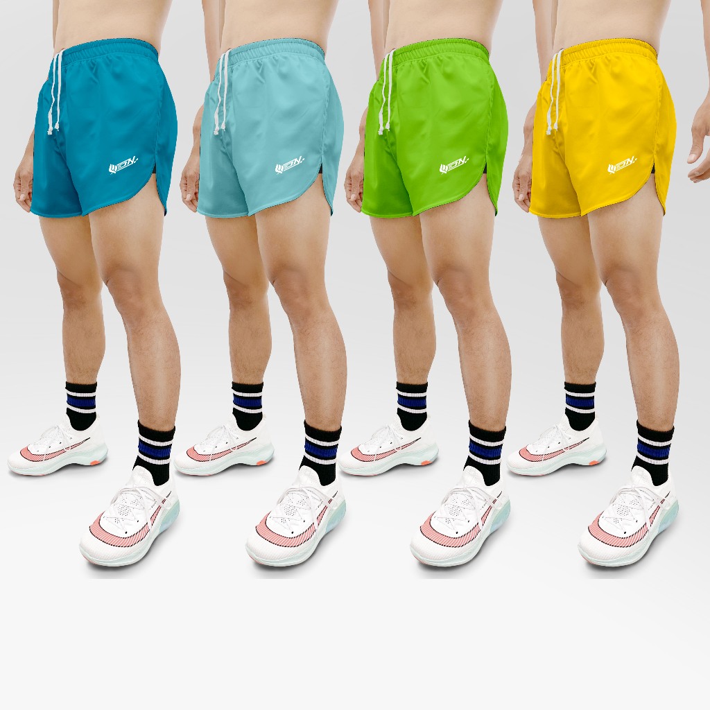 Jual Eldyn Sportswear Celana Olahraga Running Split Short Oren Inner ...